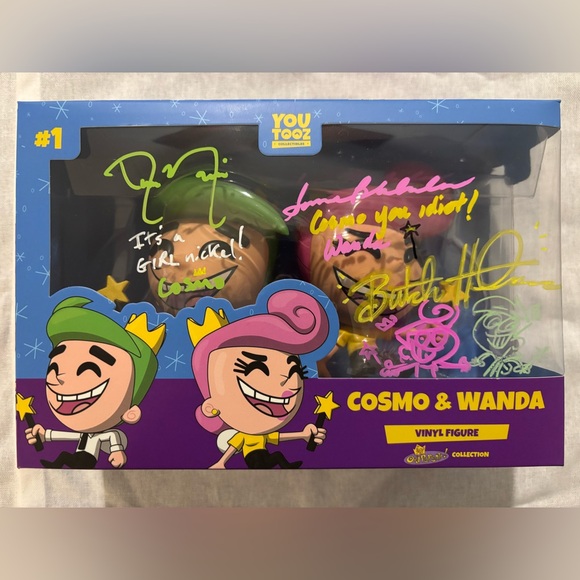 Toys | Cosmo Wanda Darren Norris Suzanne Blakeslee Butch Hartman Signed ...